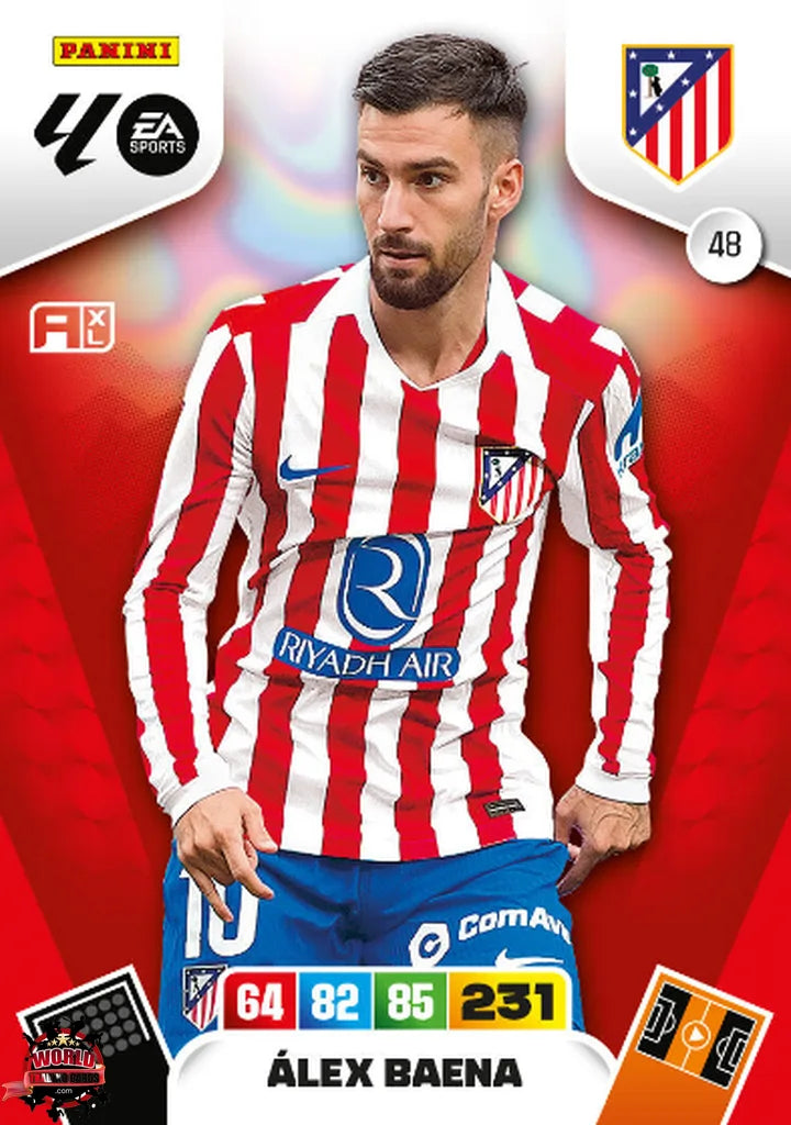 Cromo Trading Card Fútbol-Álex Baena-Atlético de Madrid-Panini ...