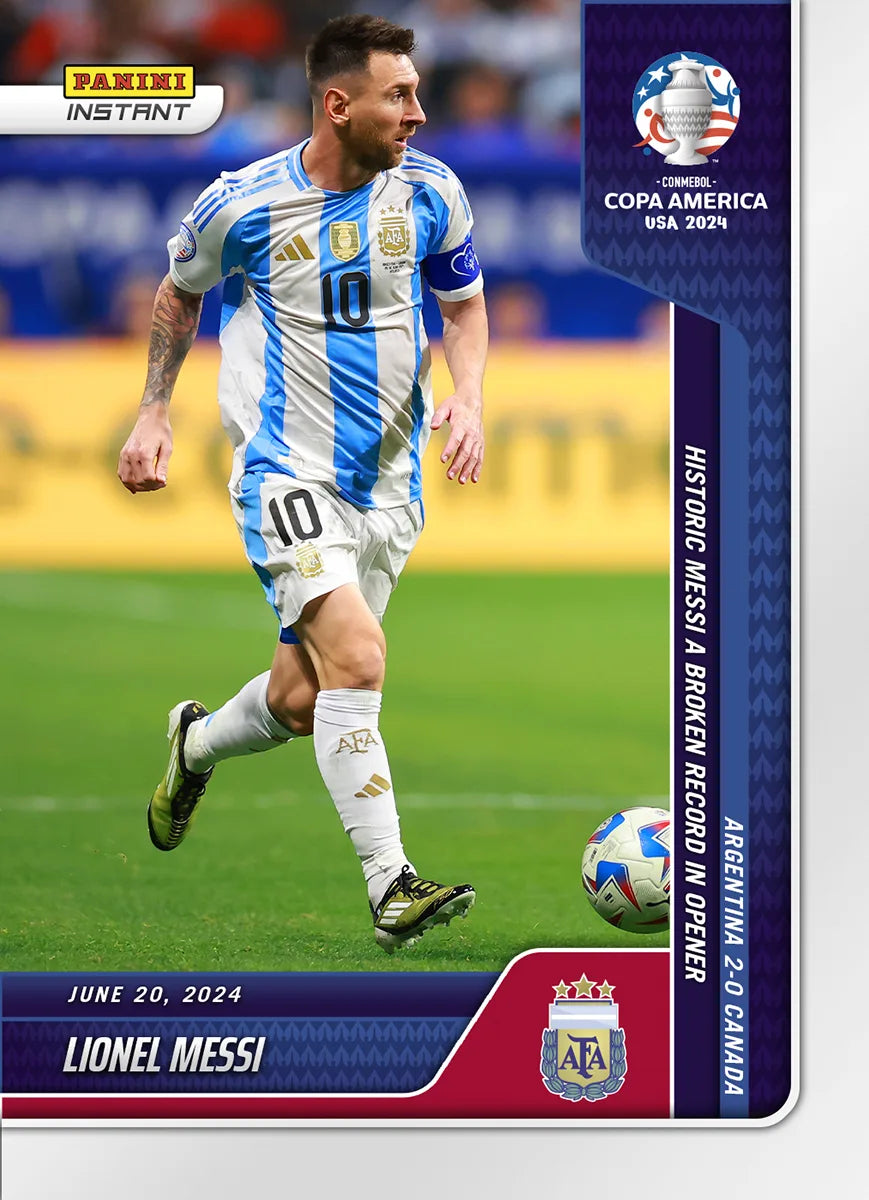 Trading Card Lionel Messi-2024-Panini Instant Copa America USA 2024-#001
