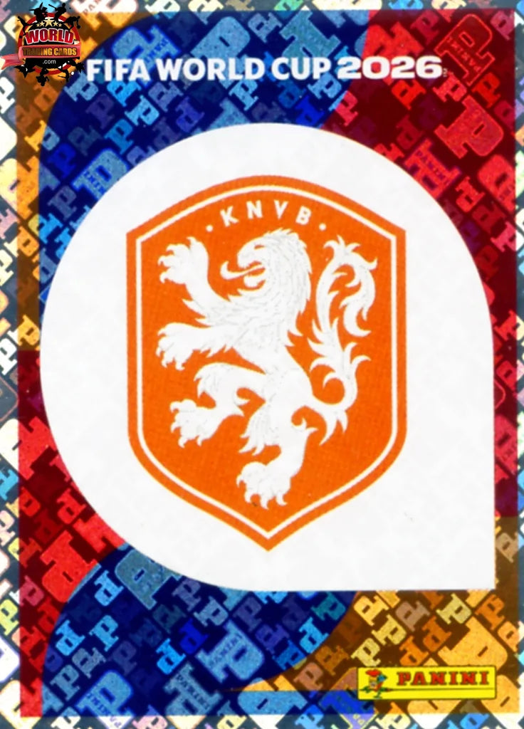 Chromium Trading Card Football-Emblem-Netherlands-Panini Fifa World Cup ...