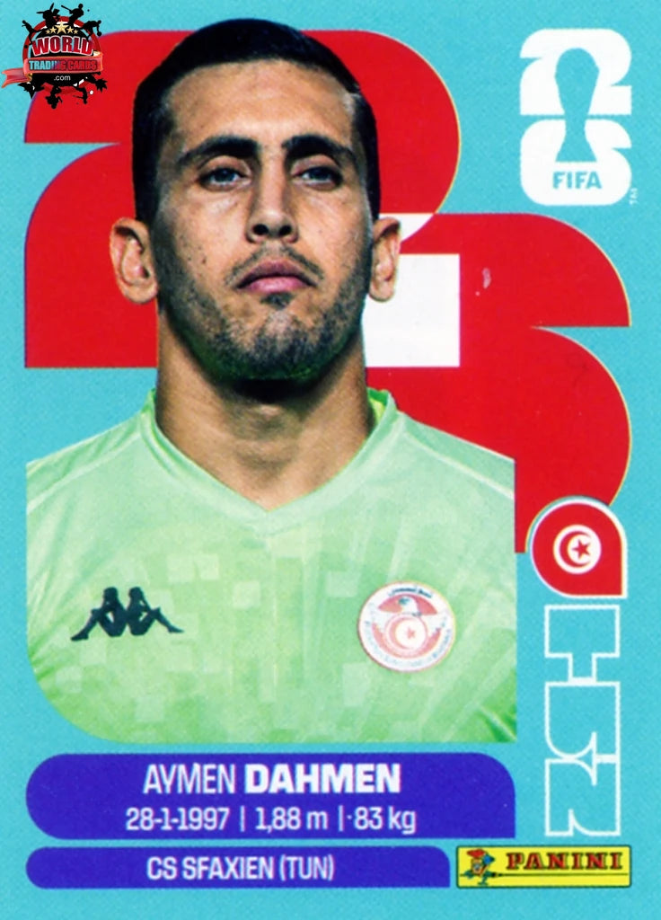 Football Trading Card-Aymen Dahmen-Tunisia-Panini Fifa World Cup ...