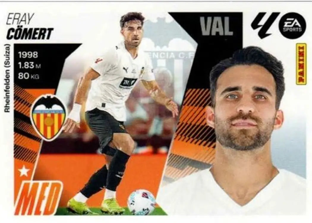 Cromo Trading Card Fútbol - Comert - Panini Liga Este 2025-26 - 12Bis- WTC