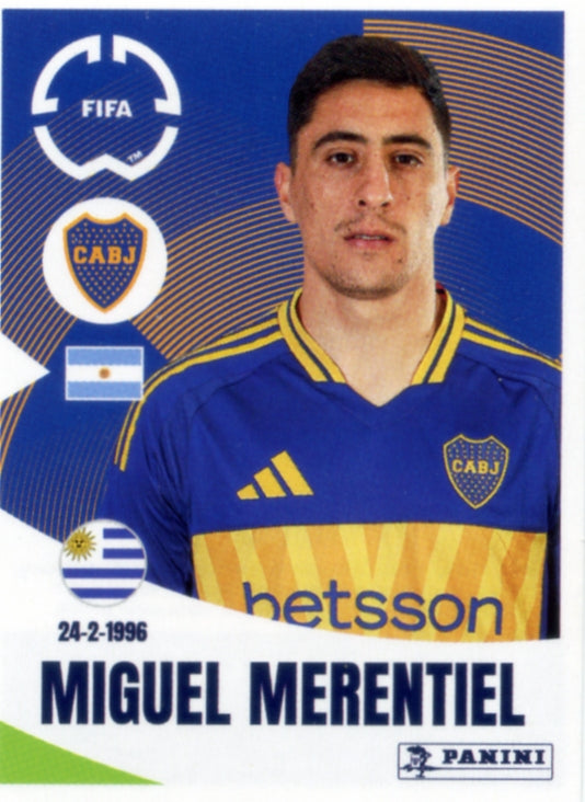 Panini Club World Cup 2025 #168 - Miguel Merentiel (CA Boca Juniors ...