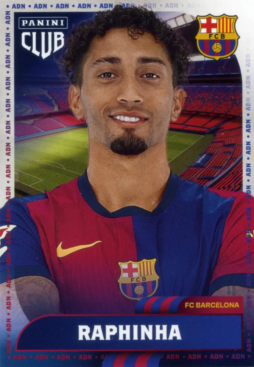Panini Club FC Barcelona 2024-2025 #031 - Raphinha (FC Barcelona) DNA ...