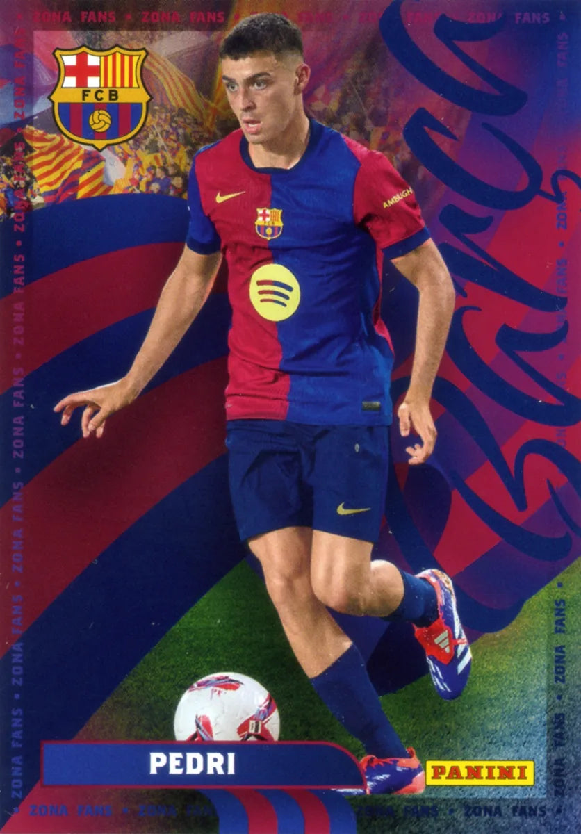 Panini Club FC Barcelona 2024-2025 #040 - Pedri (FC Barcelona) FANS AR ...