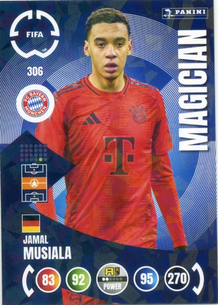 Cromo Trading Card Fútbol-Jamal Musiala-FC Bayern München-Panini Club ...